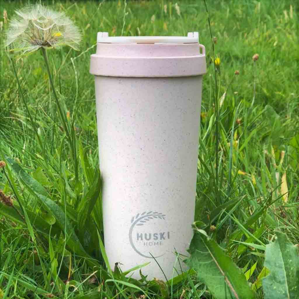 Κούπα Καφέ από Φλοιό Ρυζιού Huski Home Rose 500 ml