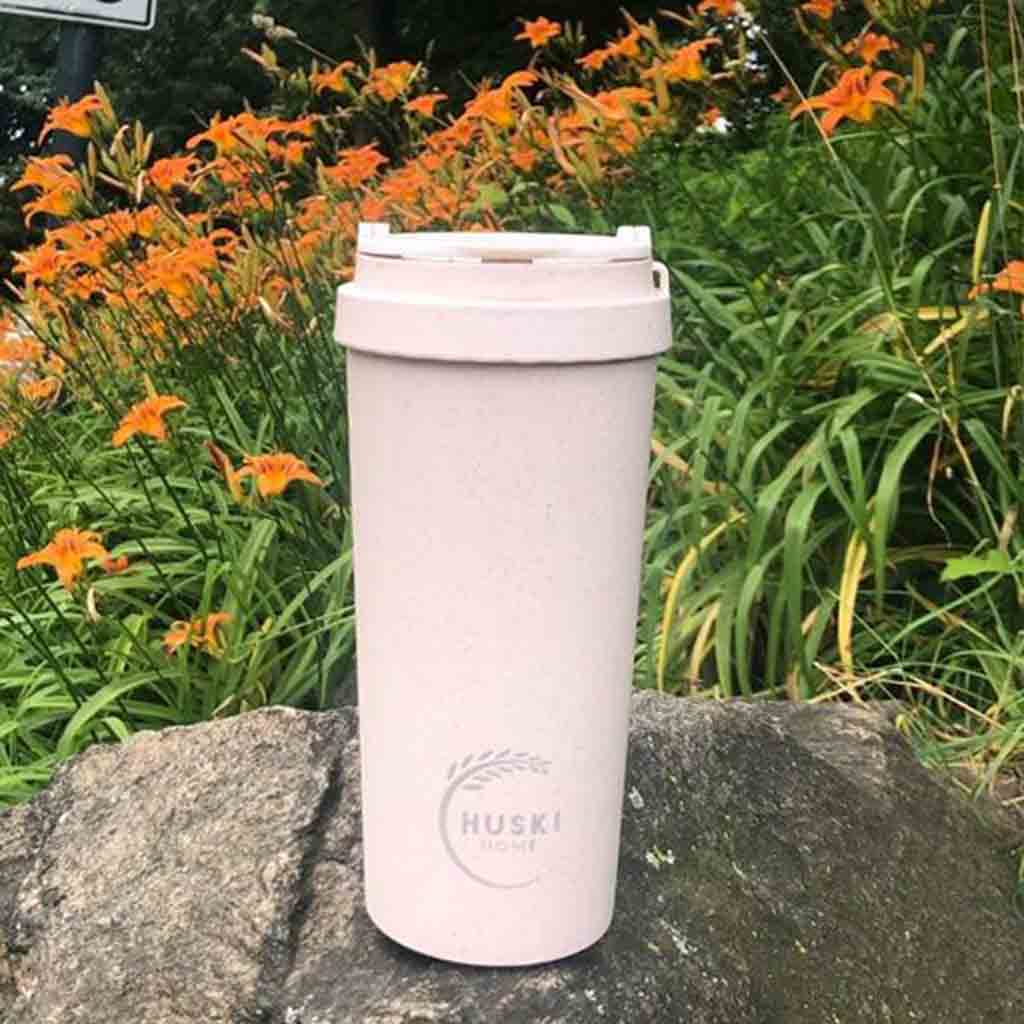 Κούπα Καφέ από Φλοιό Ρυζιού Huski Home Rose 500 ml