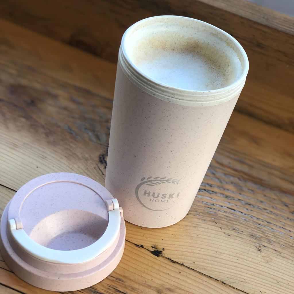 Κούπα καφέ από Φλοιό Ρυζιού Huski Home Rose 400 ml